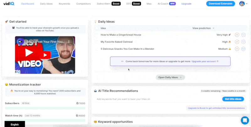 vidIQ Review 2026: Pricing, Features, and More! | Wyzowl