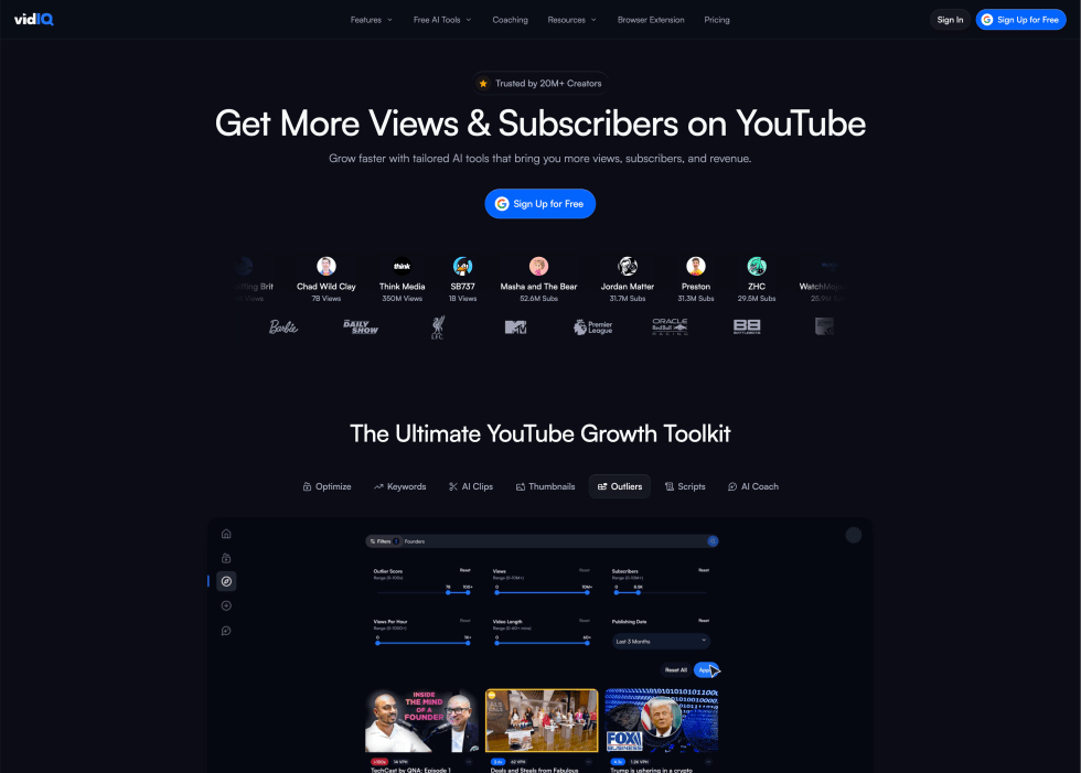 vidIQ Review 2026: Pricing, Features, and More! | Wyzowl